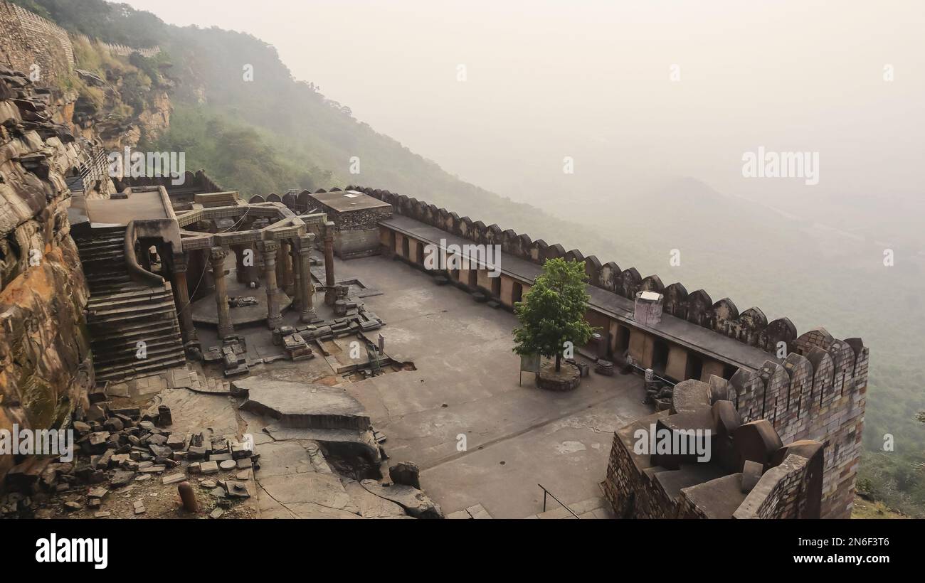 View of Nilkanth Temple From the Fort Side, Kalinjar Fort, Banda, Uttar ...