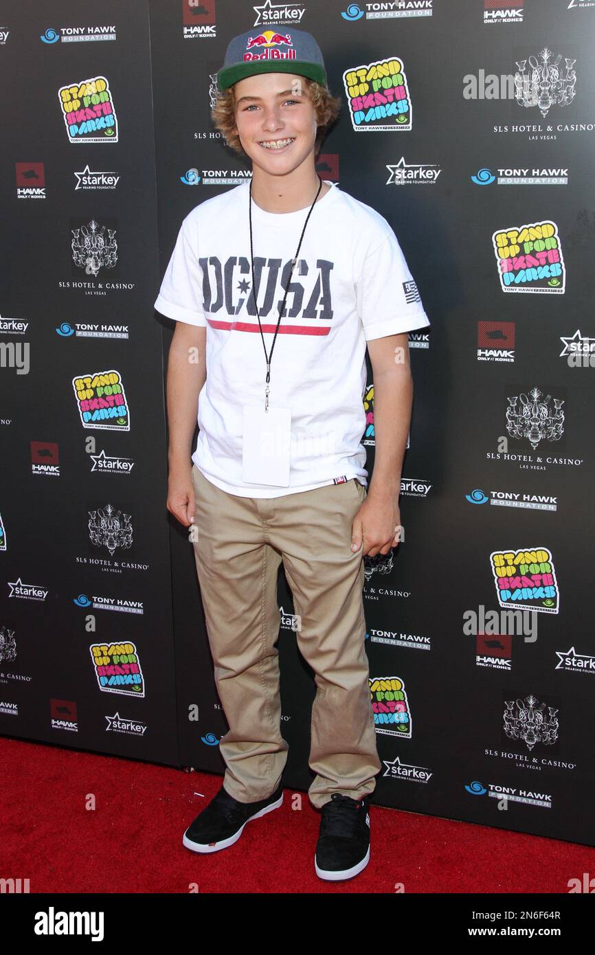 Skateboarder Tom Schaar attends the Tony Hawk's 10th Annual Stand Up ...