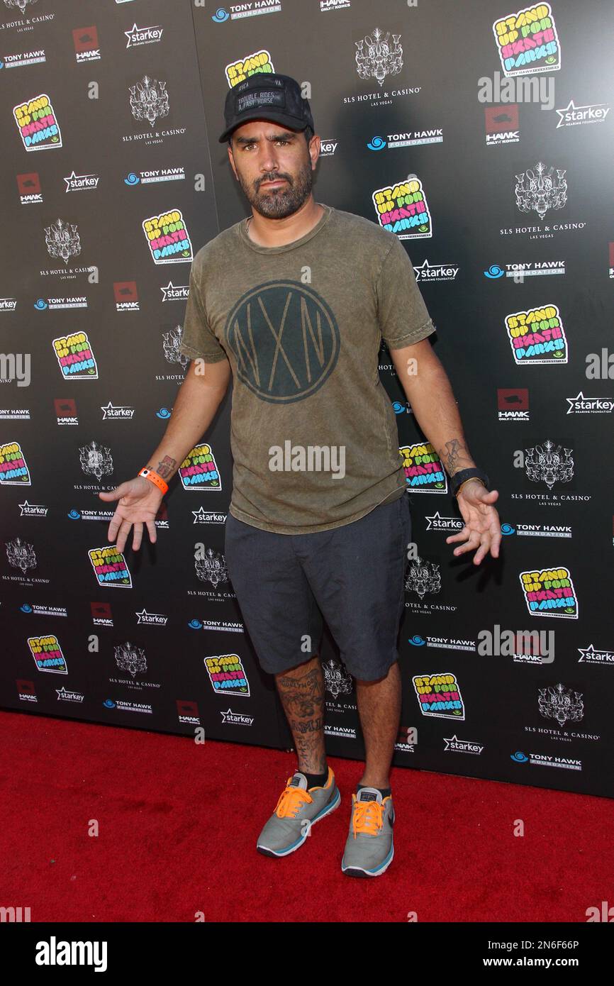 Pro BMXer Mike "Rooftop" Escamilla attends the Tony Hawk's 10th Annual ...