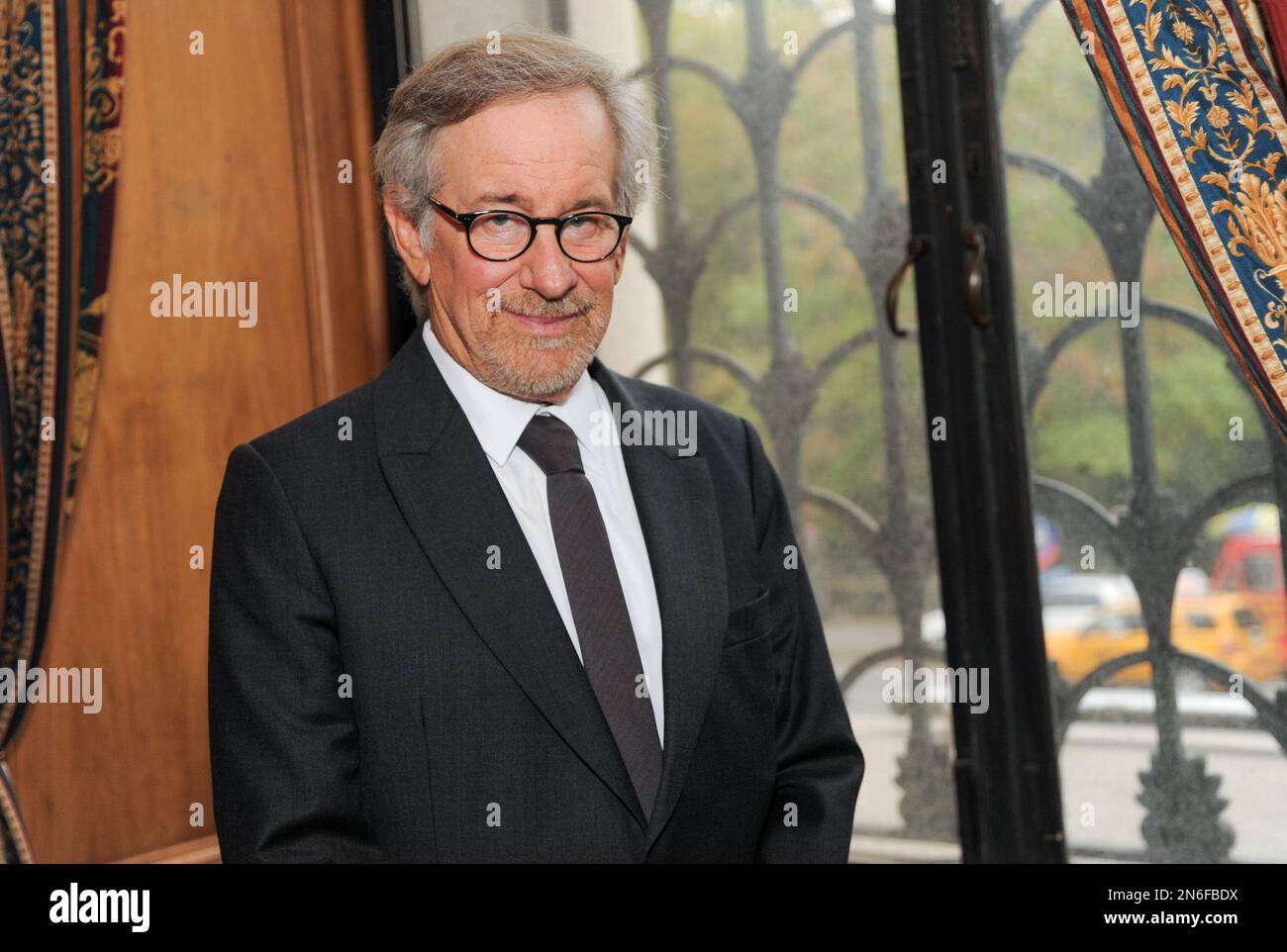 Filmmaker Steven Spielberg poses for a portrait at the Museum of ...