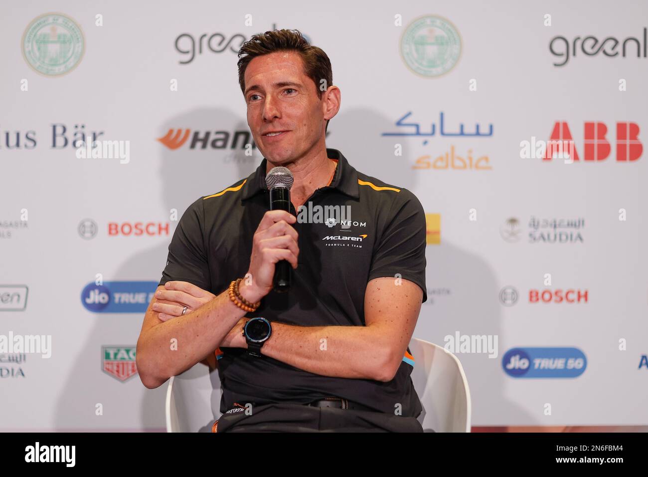 conference de presse, press conference, JAMES Ian, Team Principal and ...