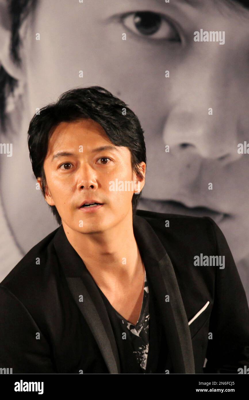 Japanese actor Masaharu Fukuyama attends Open Talk during Busan ...