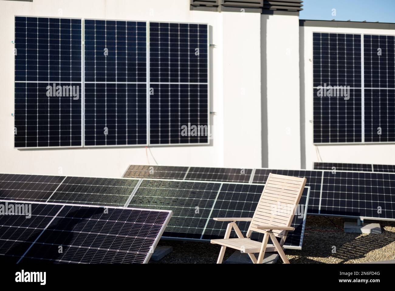 Household roof power plant Stock Photo - Alamy