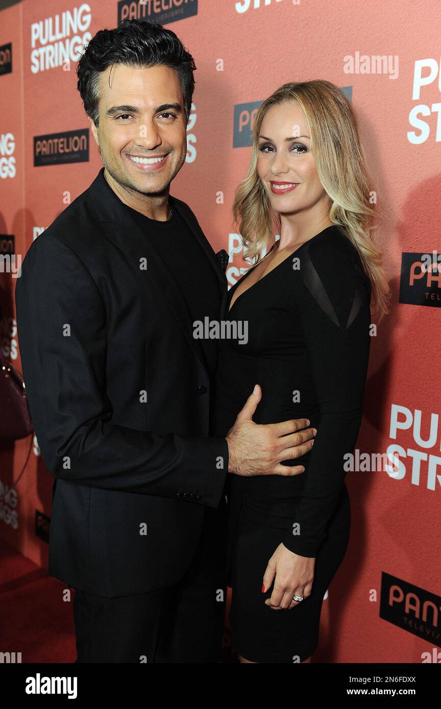 Jaime Camil and Heidi Balvanera arrive at Pantelion Films' "Pulling Strings" Los Angeles ...