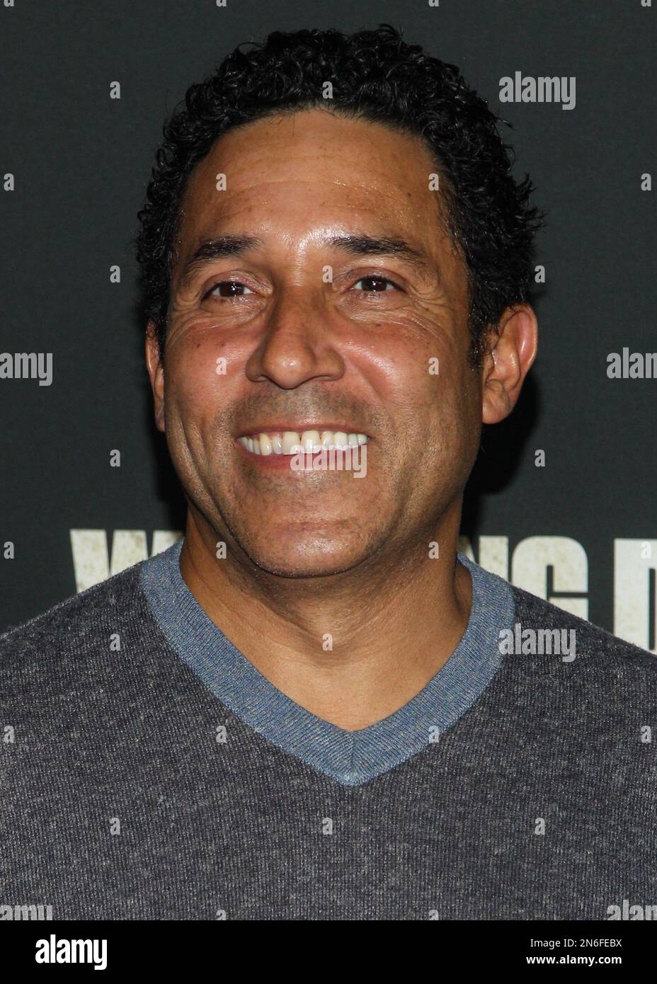 Actor Oscar Nunez arrives at the season 4 premiere of "The Walking Dead ...