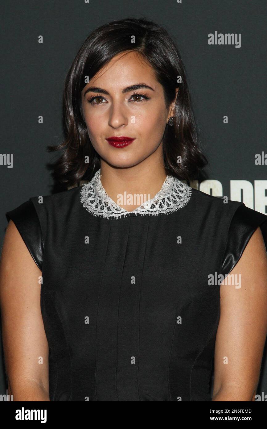 Actress Alanna Masterson arrives at the season 4 premiere of "The ...