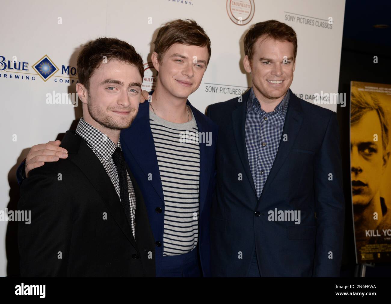From left to right, actor Daniel Radcliffe, actor Dane DeHaan, and ...