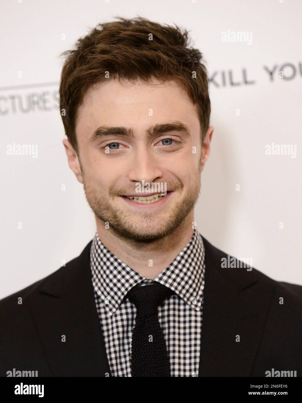 Actor Daniel Radcliffe arrives at the premiere of the feature film ...