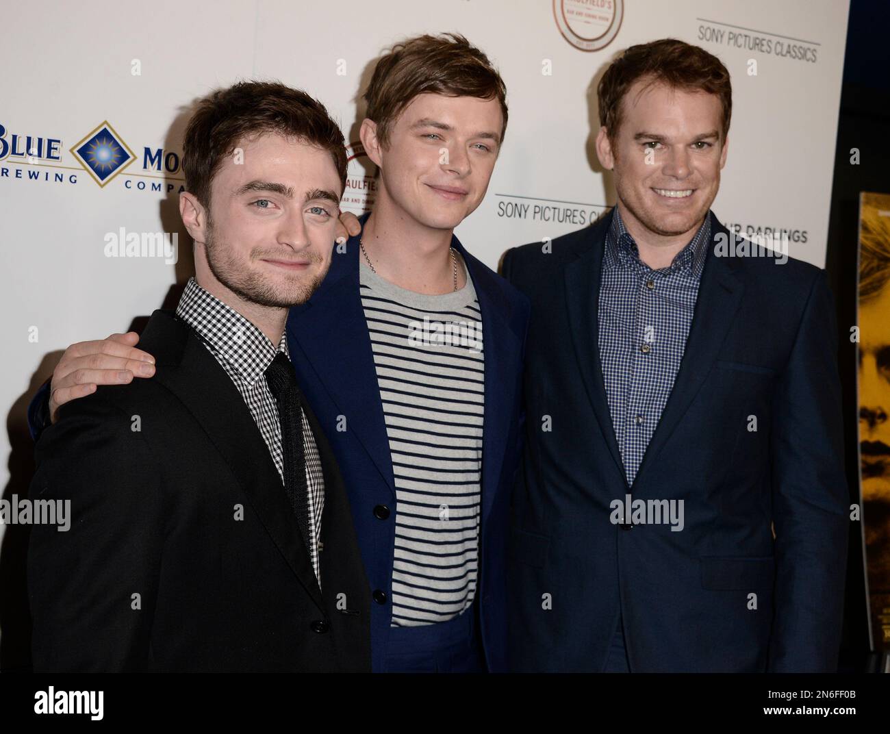 From left to right, actor Daniel Radcliffe, actor Dane DeHaan, and ...