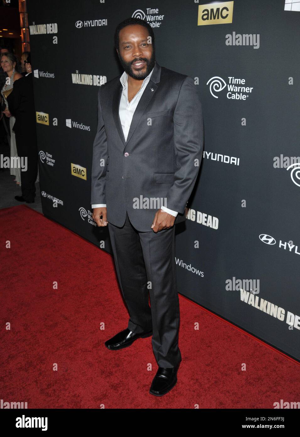 Chad Coleman attends AMC's season 4 premiere of "The Walking Dead" at ...