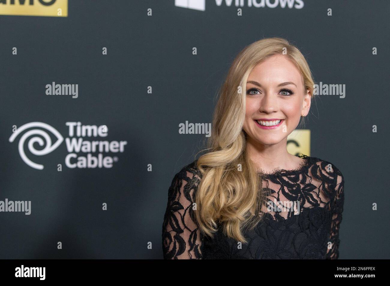 Emily Kinney arrives at the season 4 premiere of "The Walking Dead" at ...