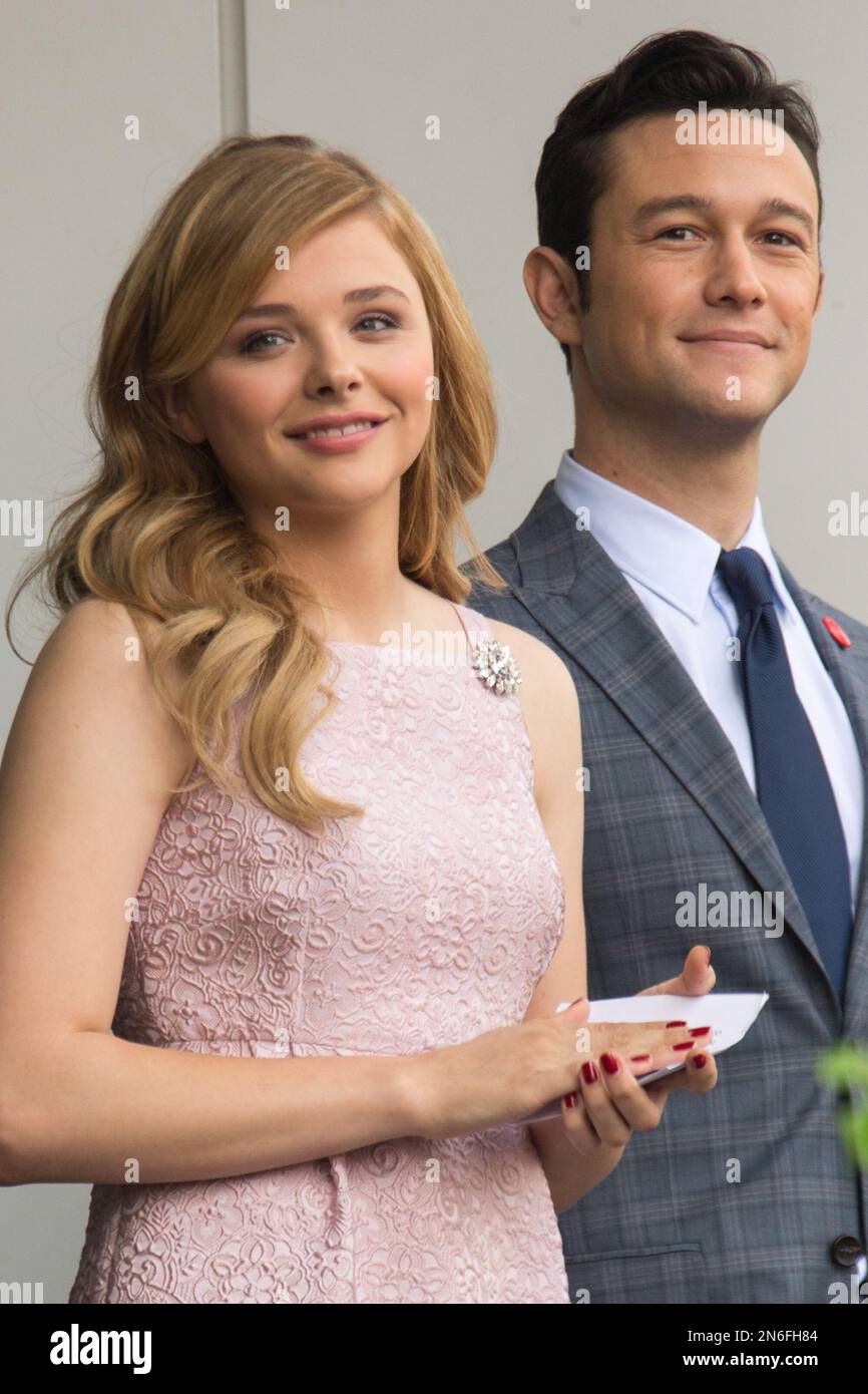 Actors Chloe Grace Moretz and Joseph Gordon-Levitt attend as Julianne ...