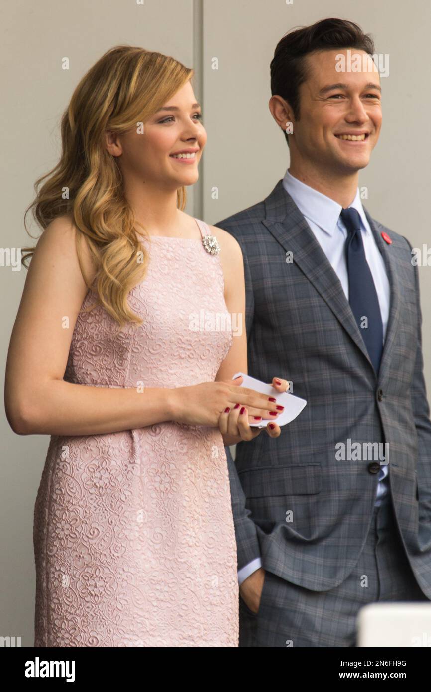 Actors Chloe Grace Moretz and Joseph Gordon-Levitt attend as Julianne ...