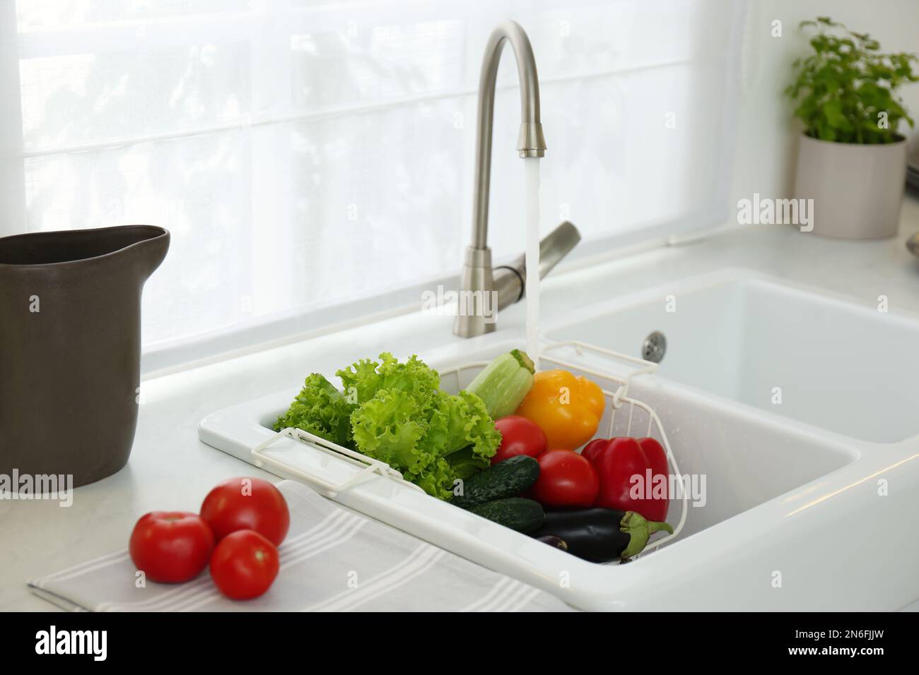 Water tap under counter hi-res stock photography and images - Alamy