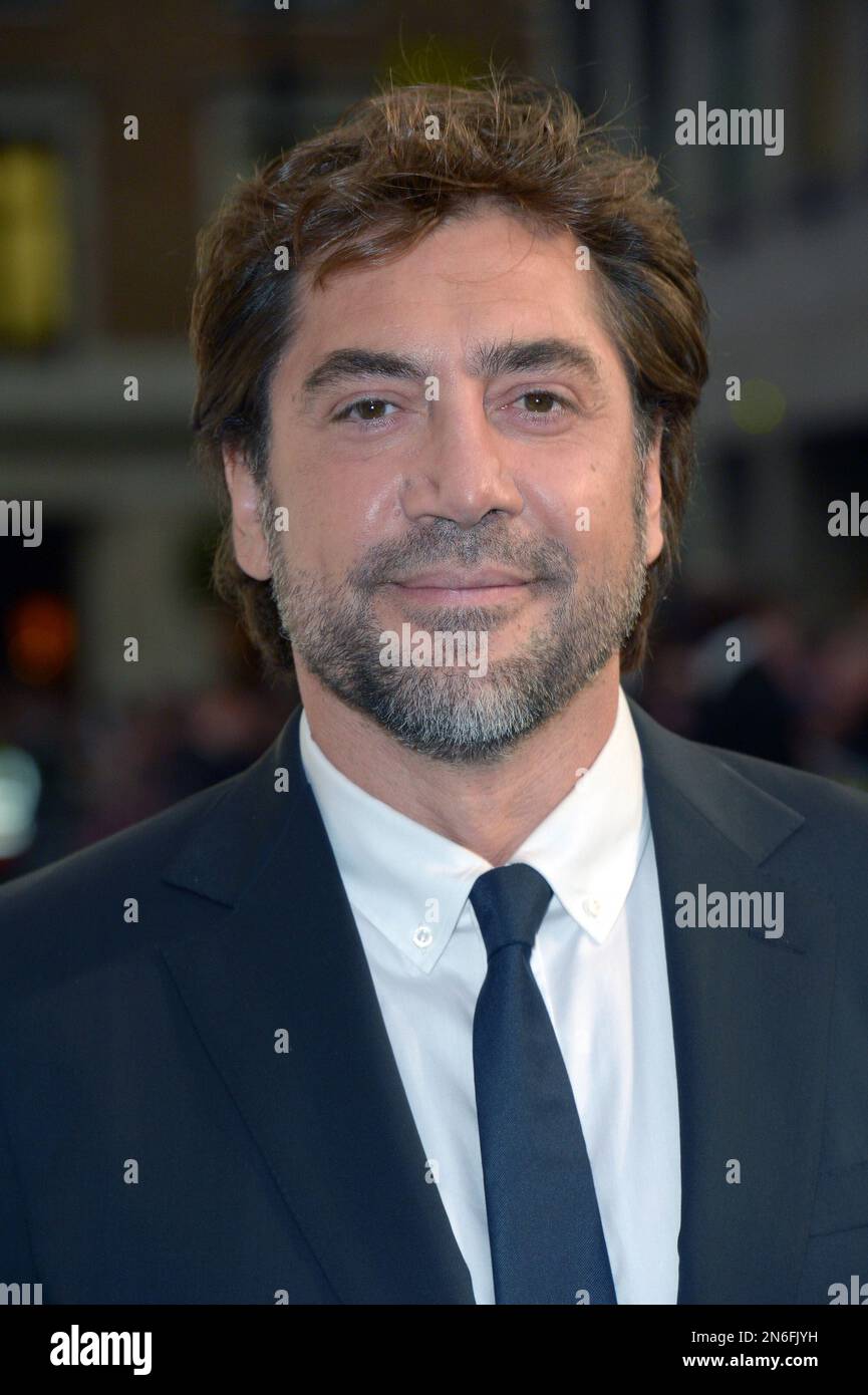 Spanish actor Javier Bardem arrives at the UK Premiere of “The ...