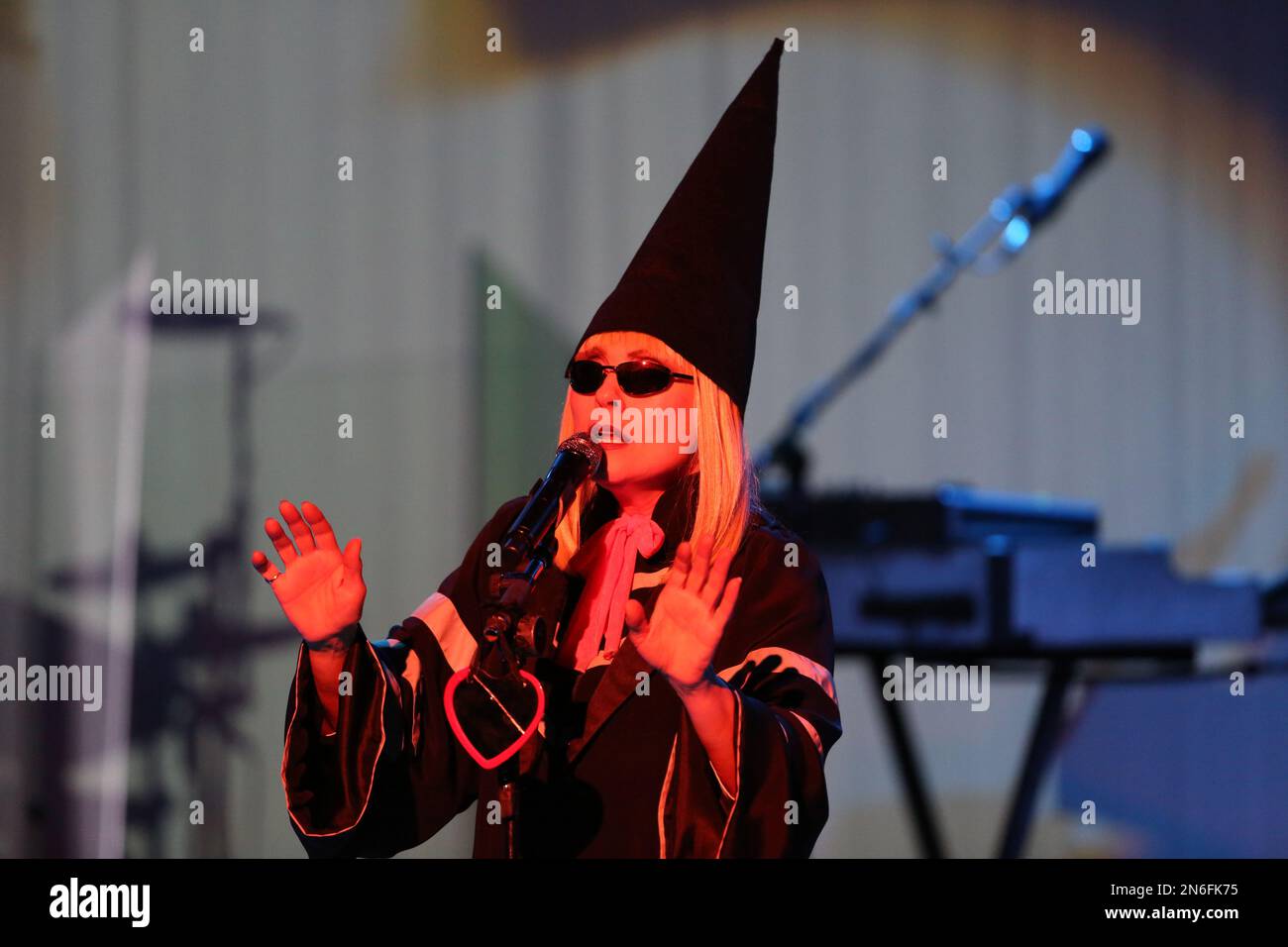 Debbie Harry of Blondie performing at The Buckhead Theatre on Tuesday ...