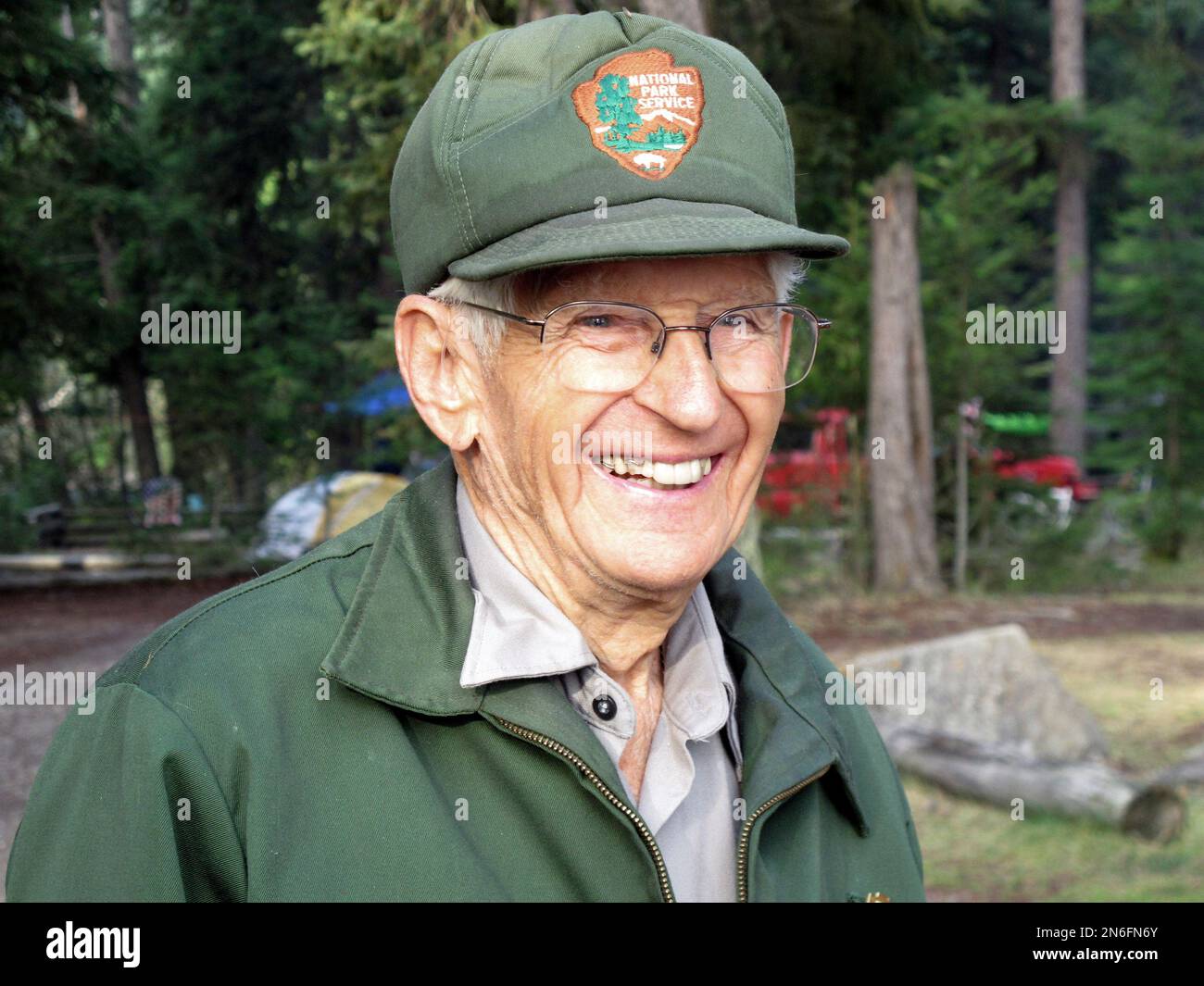 This Sept. 6, 2013 photo shows Lyle Ruterbories smiling as he speaks ...