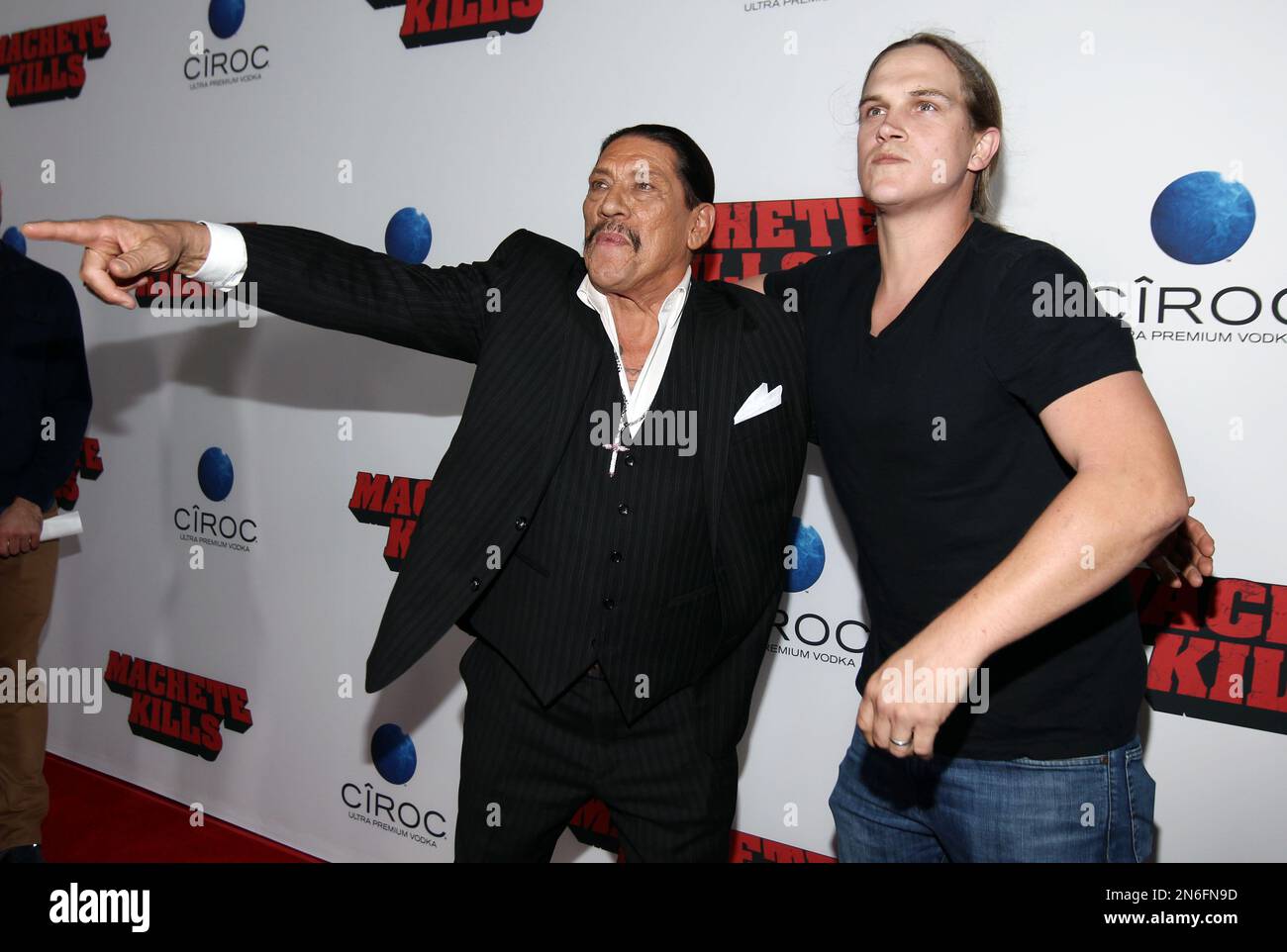 Danny Trejo, left, and Jason Mewes pose together on the red carpet of ...