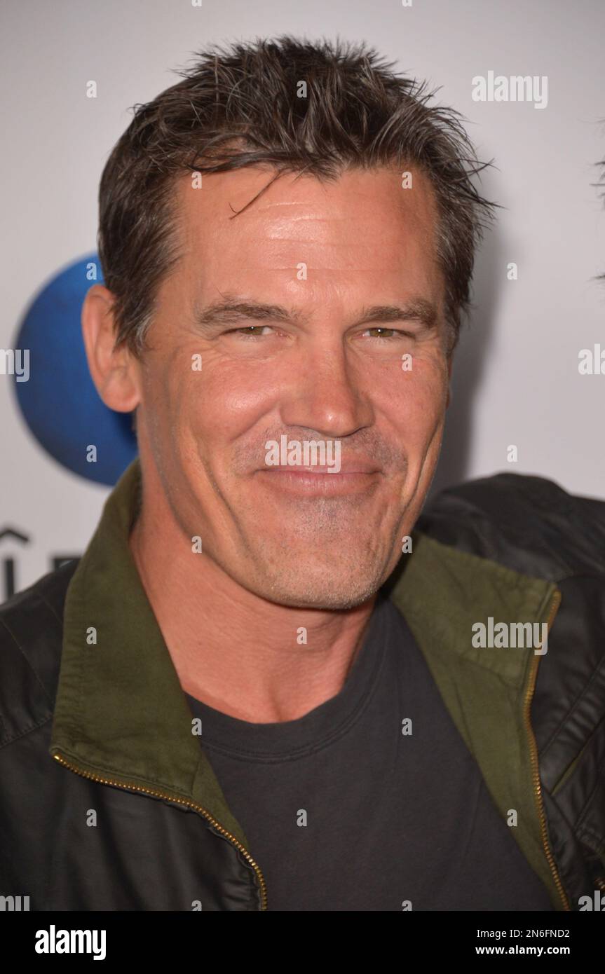 Josh Brolin arrives at the premiere of "Machete Kills" at Regal Cinemas ...