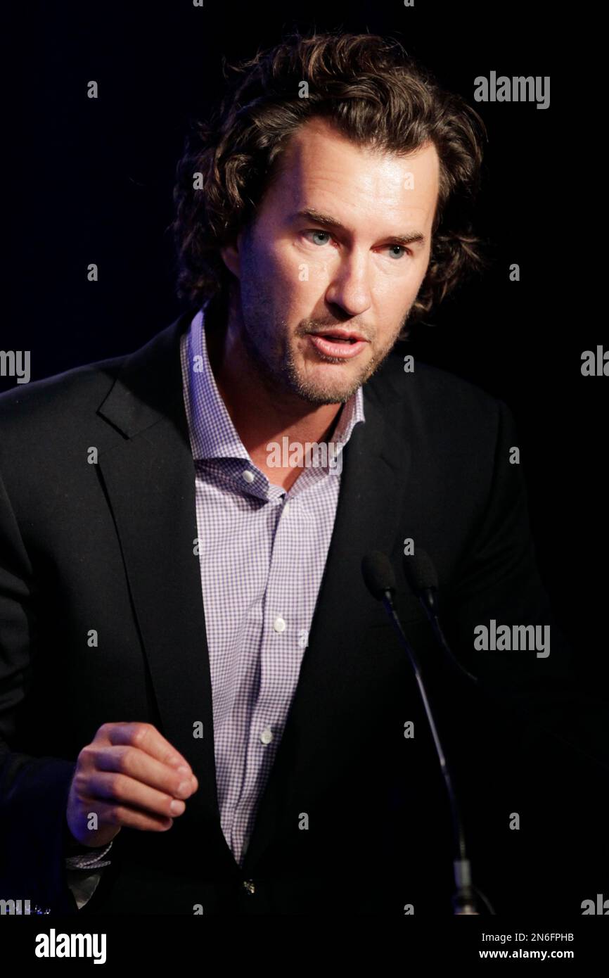 TOMS founder Blake Mycoskie speaks at the Clinton Global Initiative ...