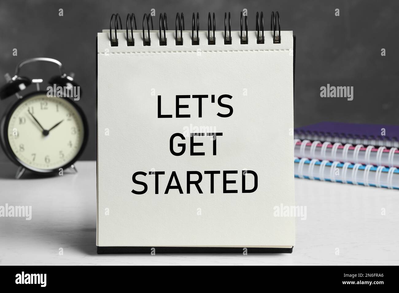 Lets is get started hi-res stock photography and images - Alamy