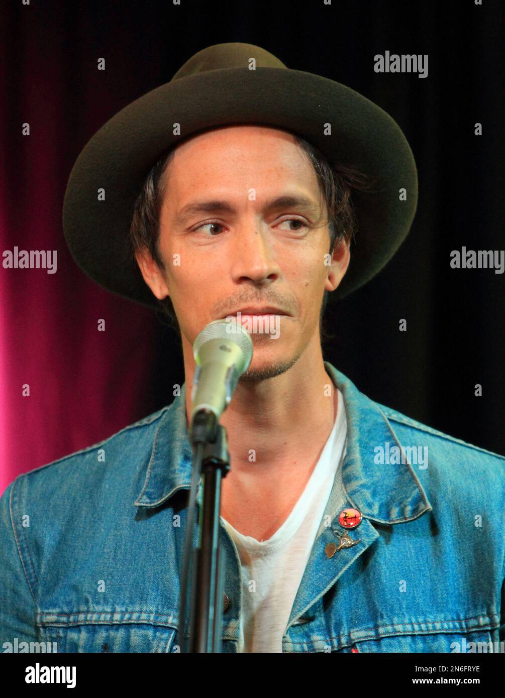 Brandon Boyd of the rock band Incubus performs with Sons of the Sea at ...