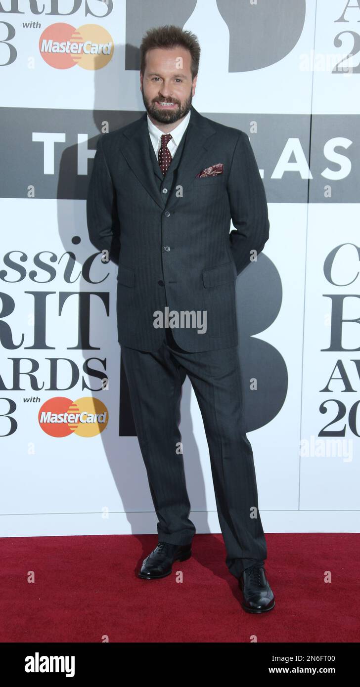 Alfie Boe arrives for the Classic BRIT Awards at the Royal Albert Hall in central London ...