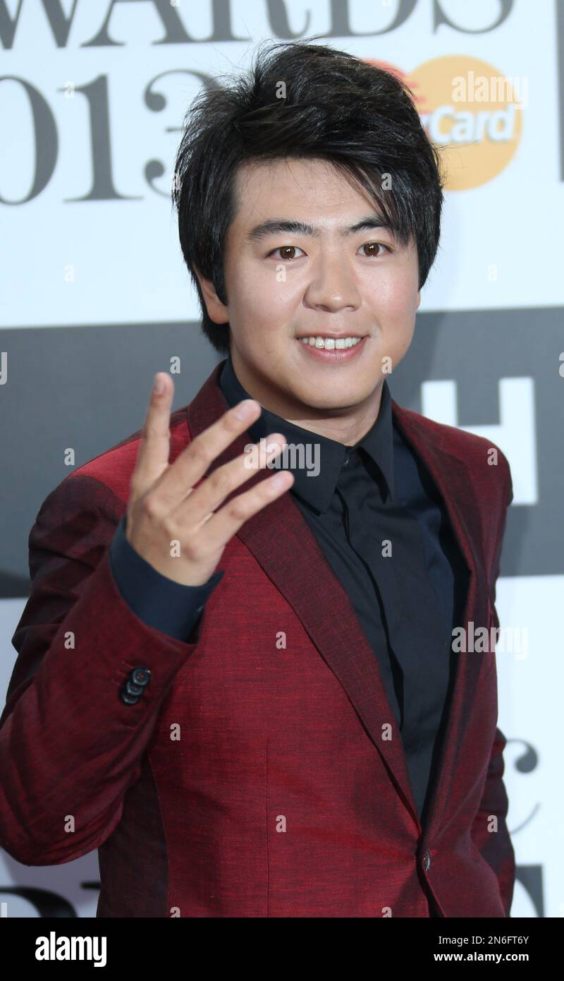 Chinese concert pianist Lang Lang arrives for the Classic BRIT Awards ...
