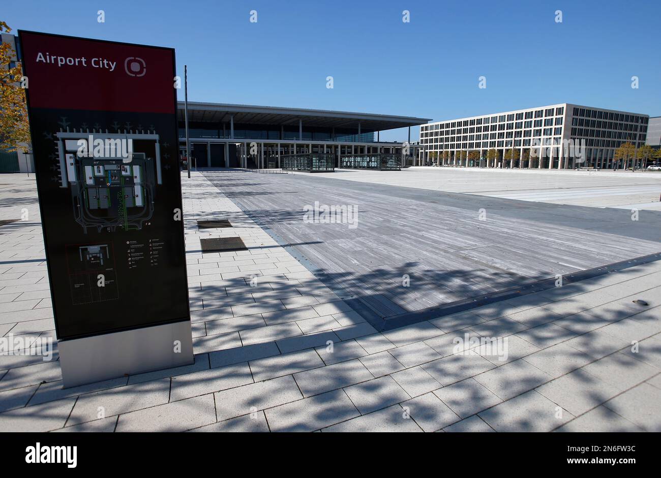 Exterior view of the Airport Berlin Brandenburg 'Willy Brandt', IATA ...