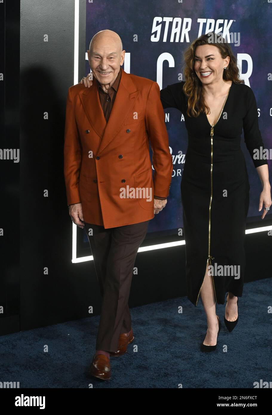 Los Angeles, USA. 09th Feb, 2023. Patrick Stewart & wife Sunny Ozell at ...