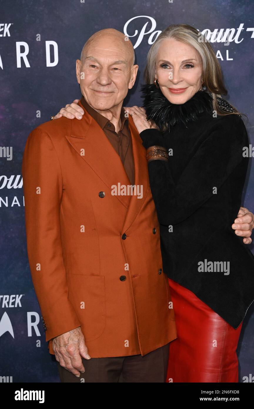 Los Angeles, USA. 09th Feb, 2023. Patrick Stewart & Gates McFadden at ...