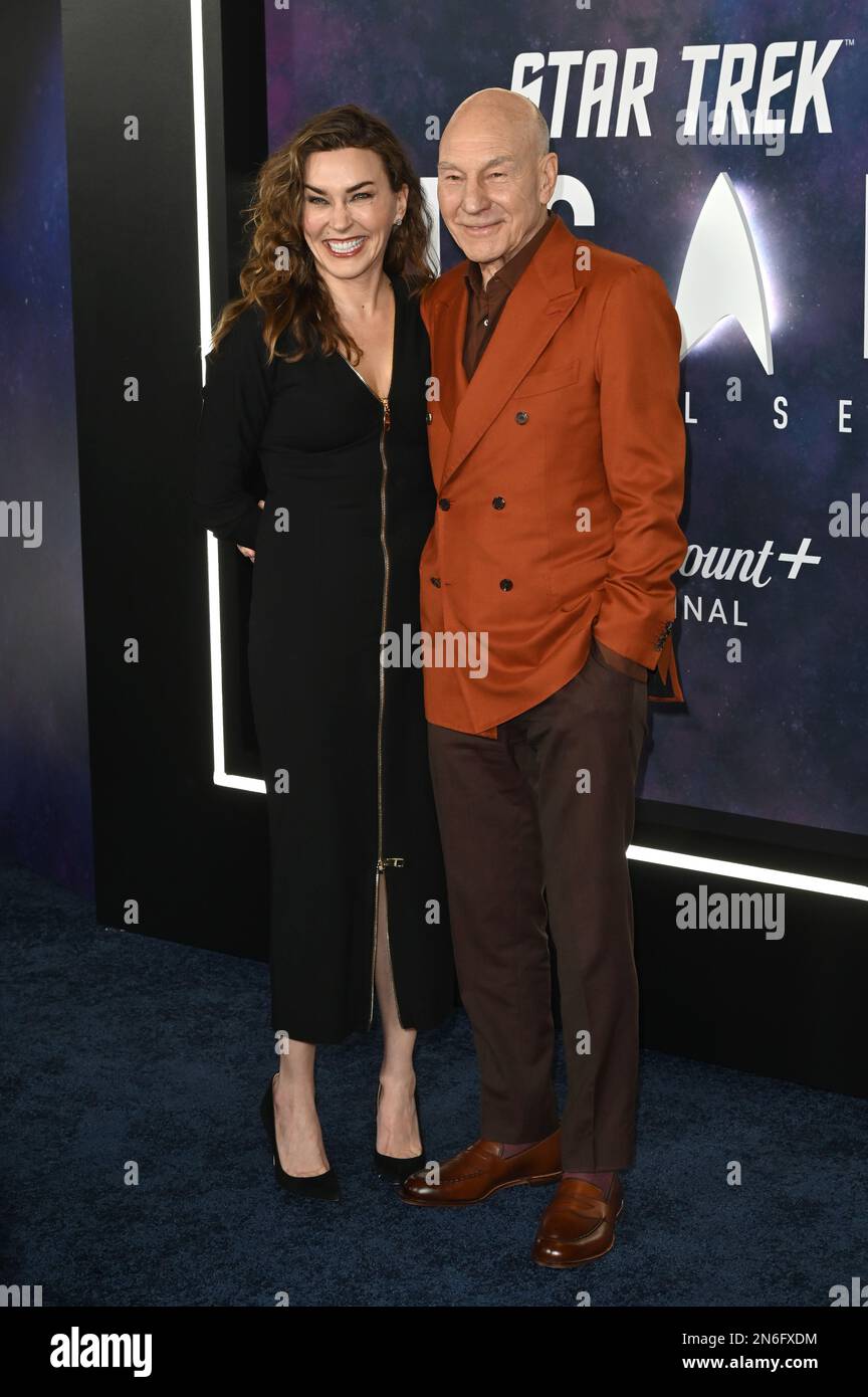 Los Angeles, USA. 09th Feb, 2023. Patrick Stewart & wife Sunny Ozell at ...