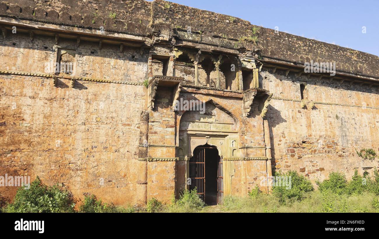 View of old Court, Rahatgarh Fort, Sagar, Madhya Pradesh, India Stock ...
