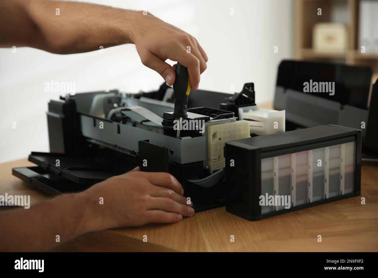 Modern fixing hi-res stock photography and images - Alamy