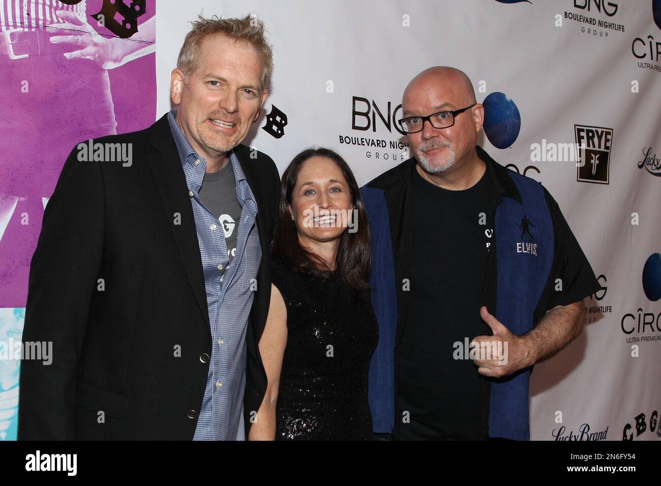 From left, director Randall Miller, producer Jody Savin, and creator of ...