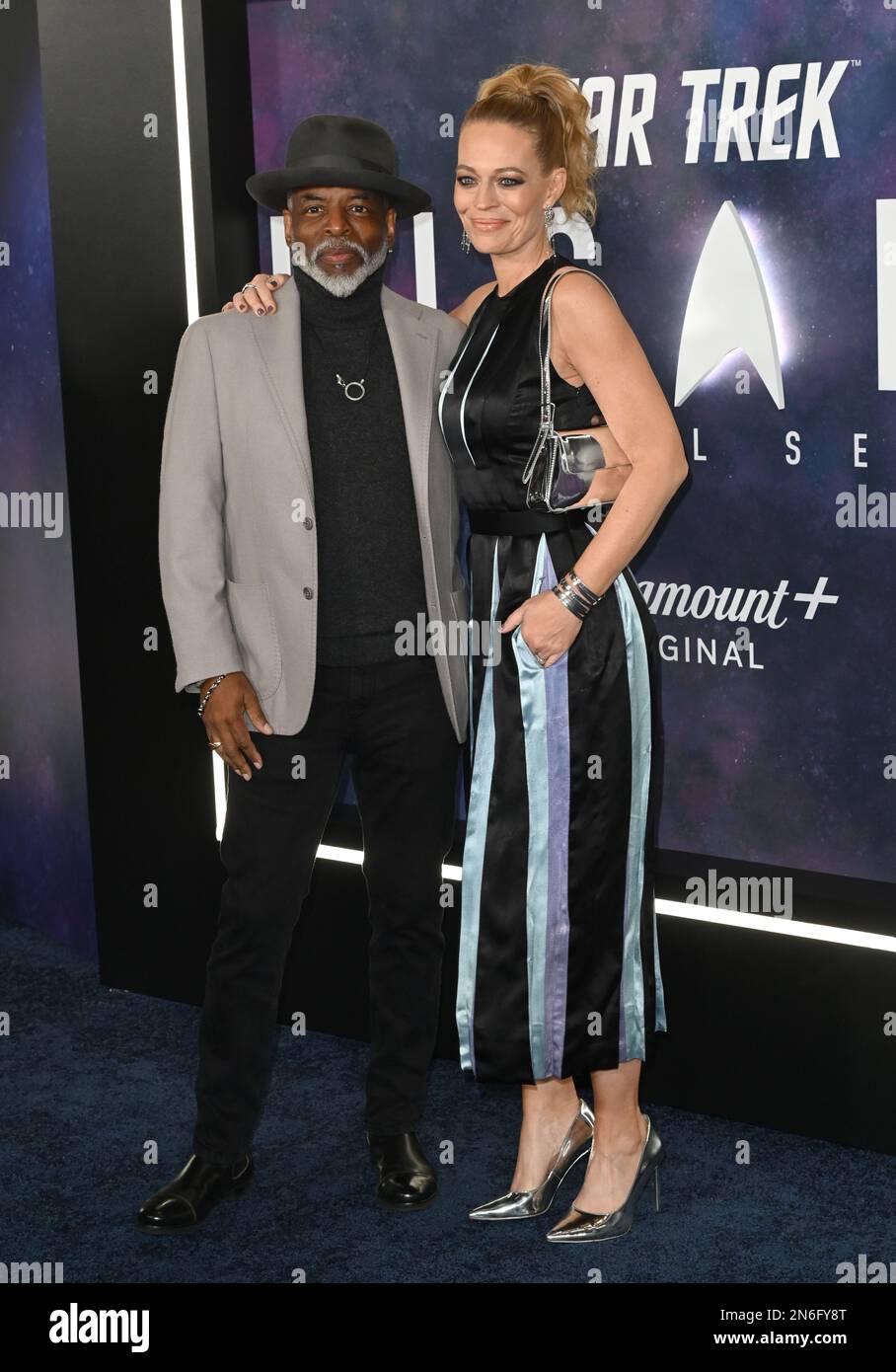 Los Angeles, USA. 09th Feb, 2023. Le Var Burton & Jeri Ryan at the ...