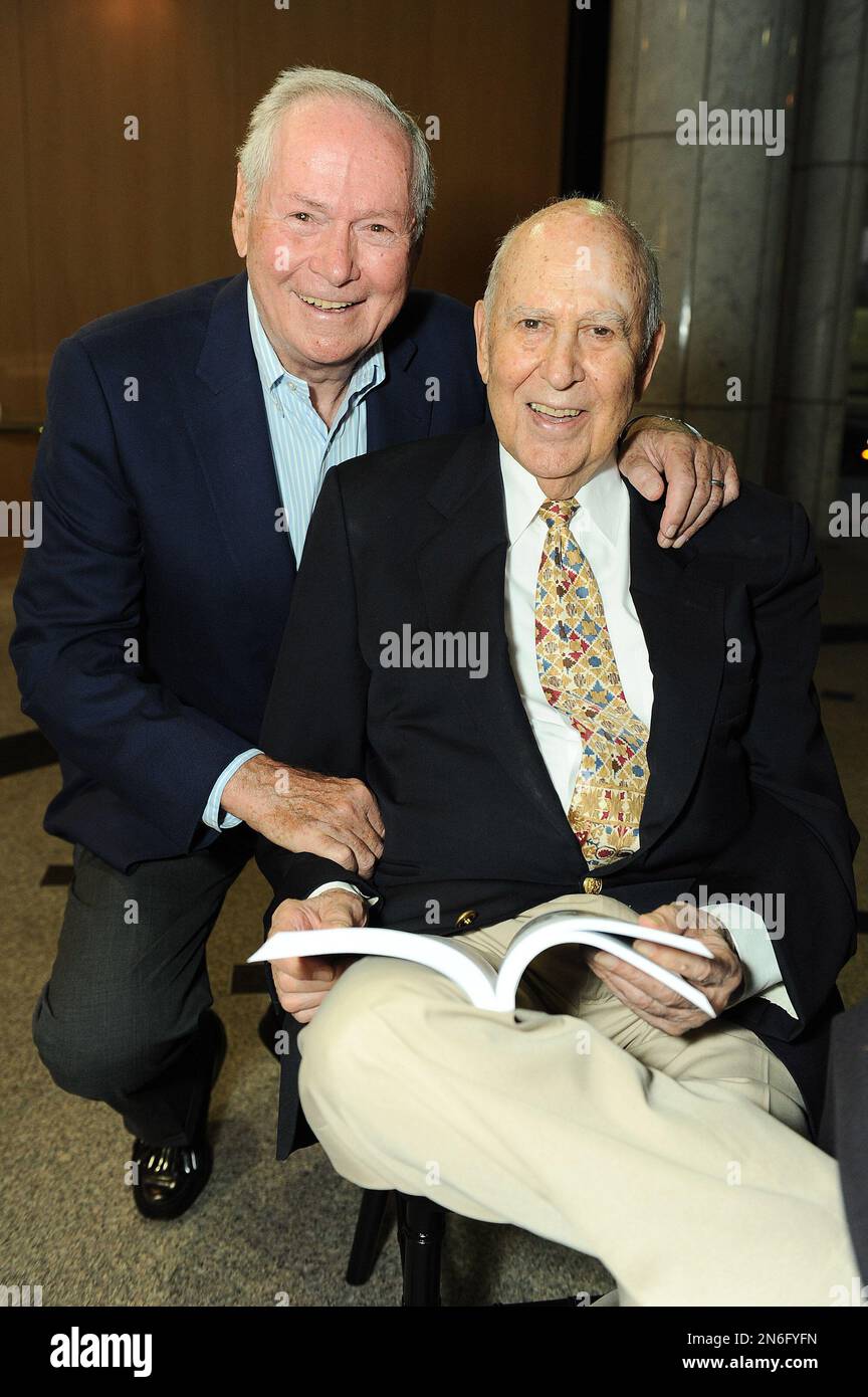 David Picker, left, and Carl Reiner attend David Picker's "Musts ...