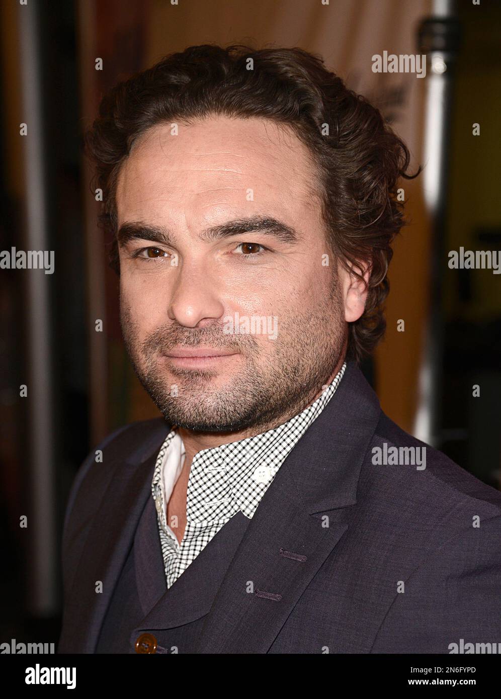 Actor Johnny Galecki arrives on the red carpet at the West Coast ...