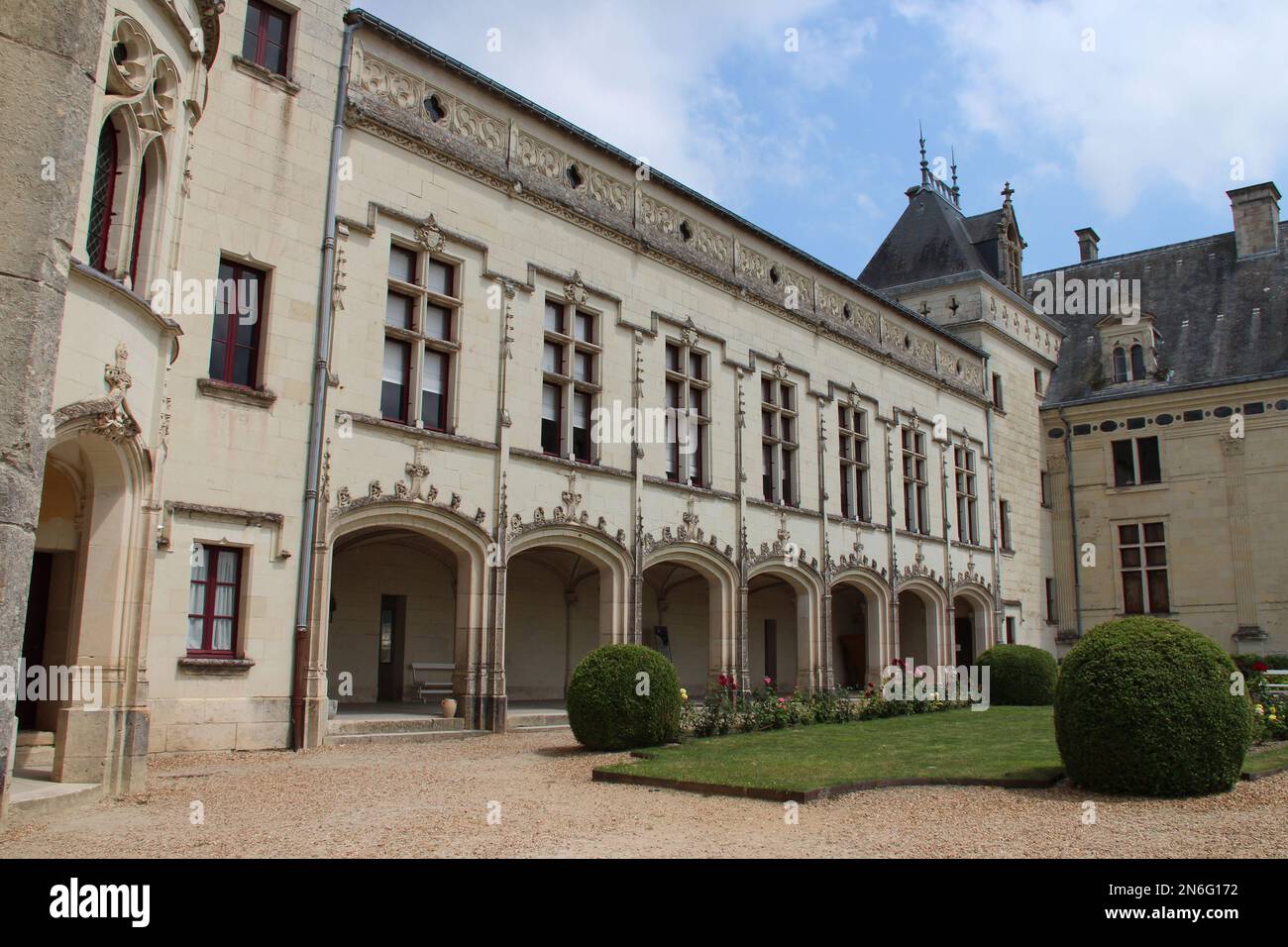 medieval and renaissance castle in france Stock Photo - Alamy