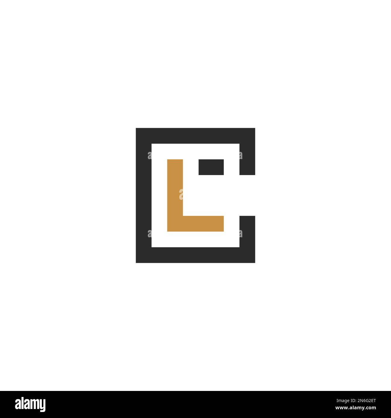 Cl letter logo design Stock Vector Images - Alamy
