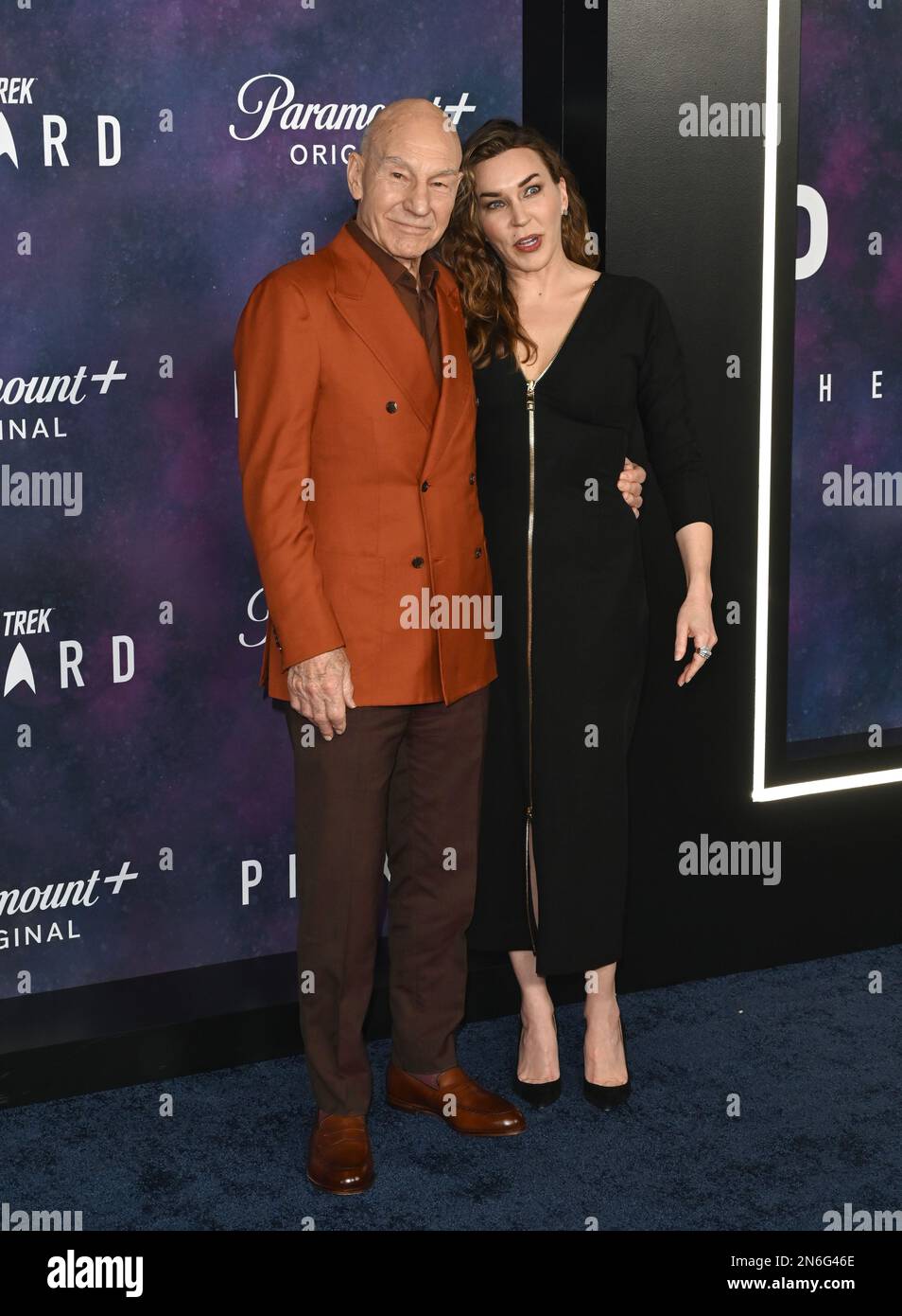 Los Angeles, USA. 09th Feb, 2023. Patrick Stewart & wife Sunny Ozell at ...