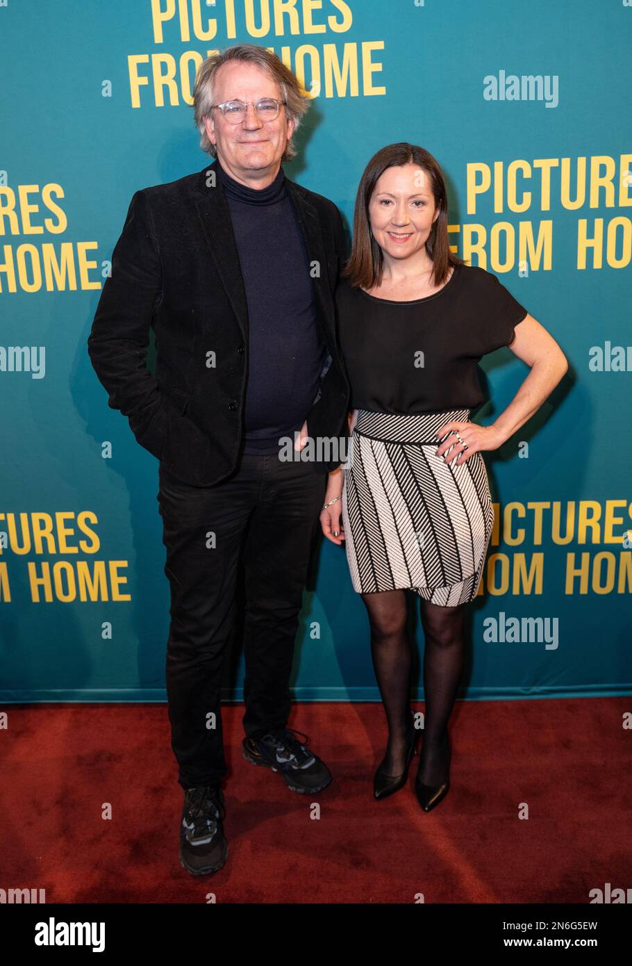 Bartlett Sher and Cambra Overend attend the opening night of the play ...