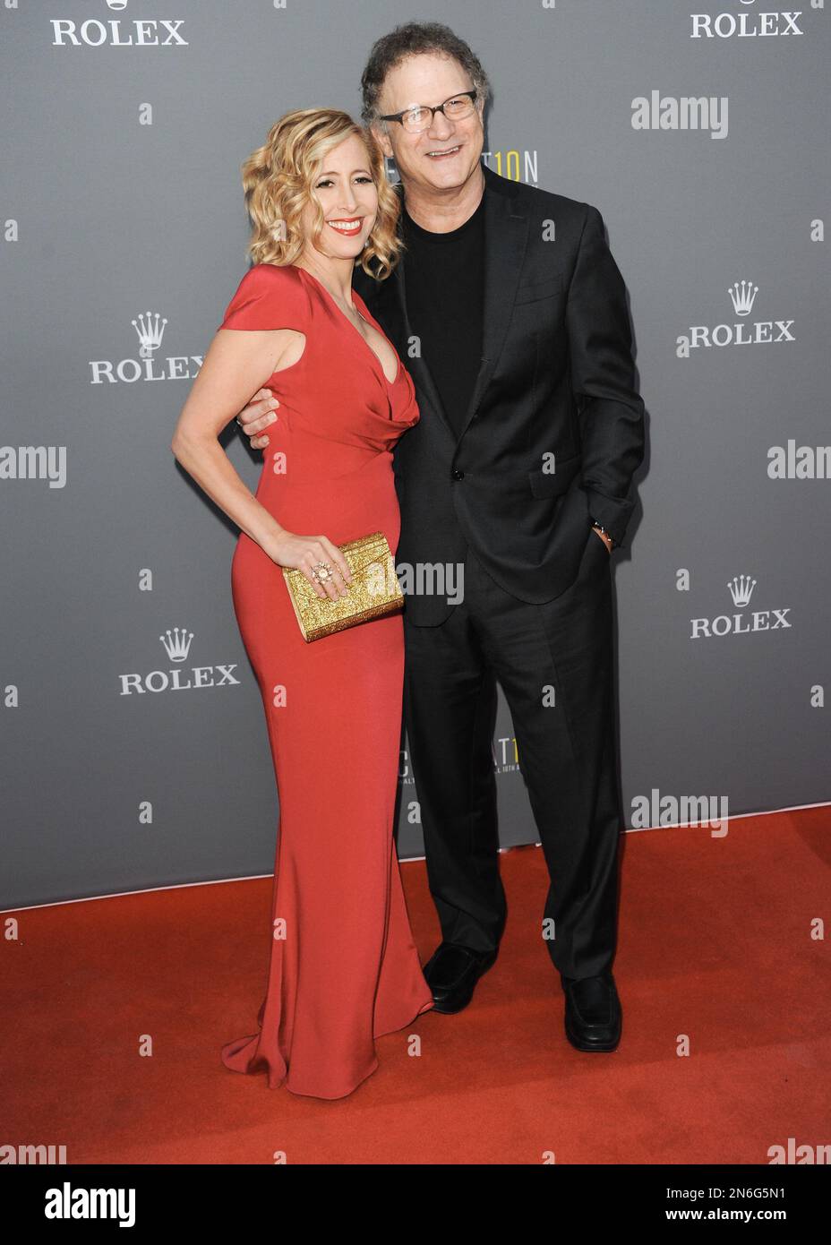 Kimberly Shlain, left, and Albert Brooks arrive at the LA Philharmonic ...