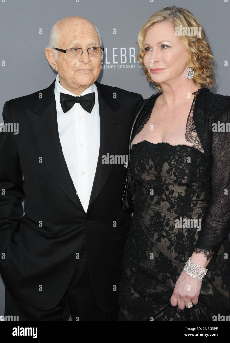 Norman Lear, left, and Lyn Davis Lear arrive at the LA Philharmonic’s ...