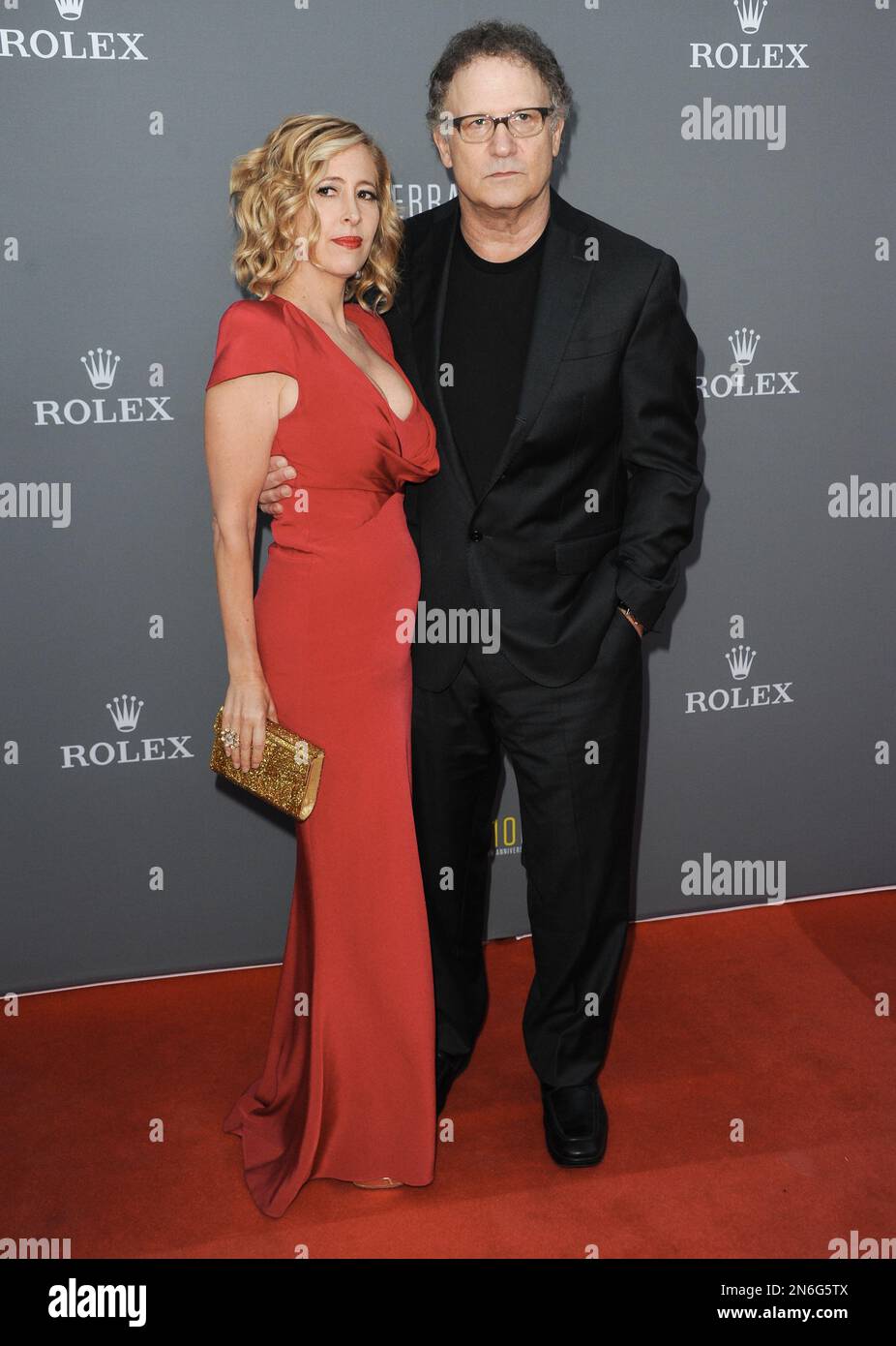 Kimberly Shlain, left, and Albert Brooks arrive at the LA Philharmonic ...