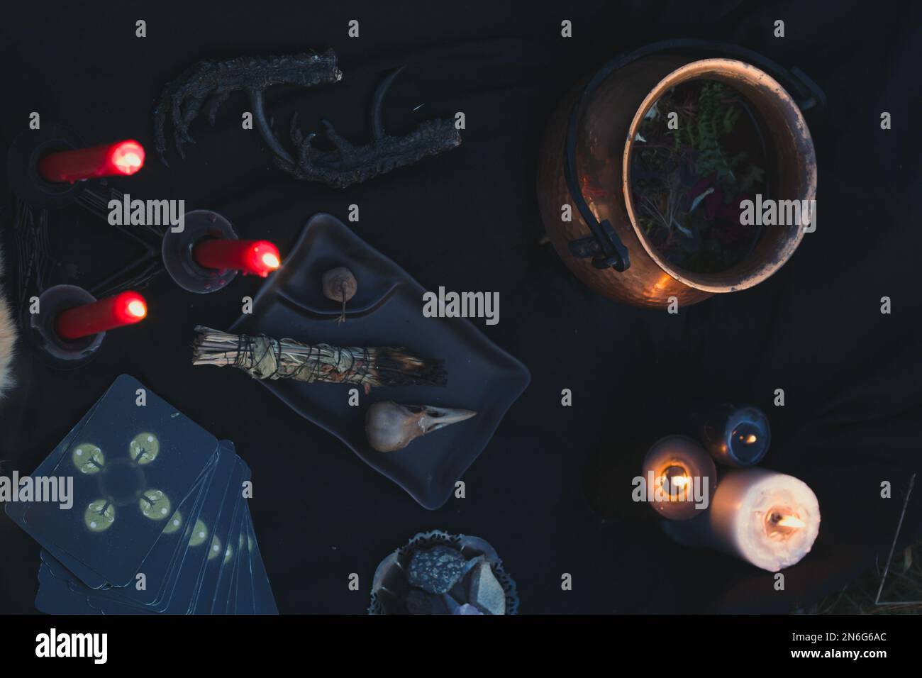 Close up preparing for occult practice concept photo Stock Photo - Alamy