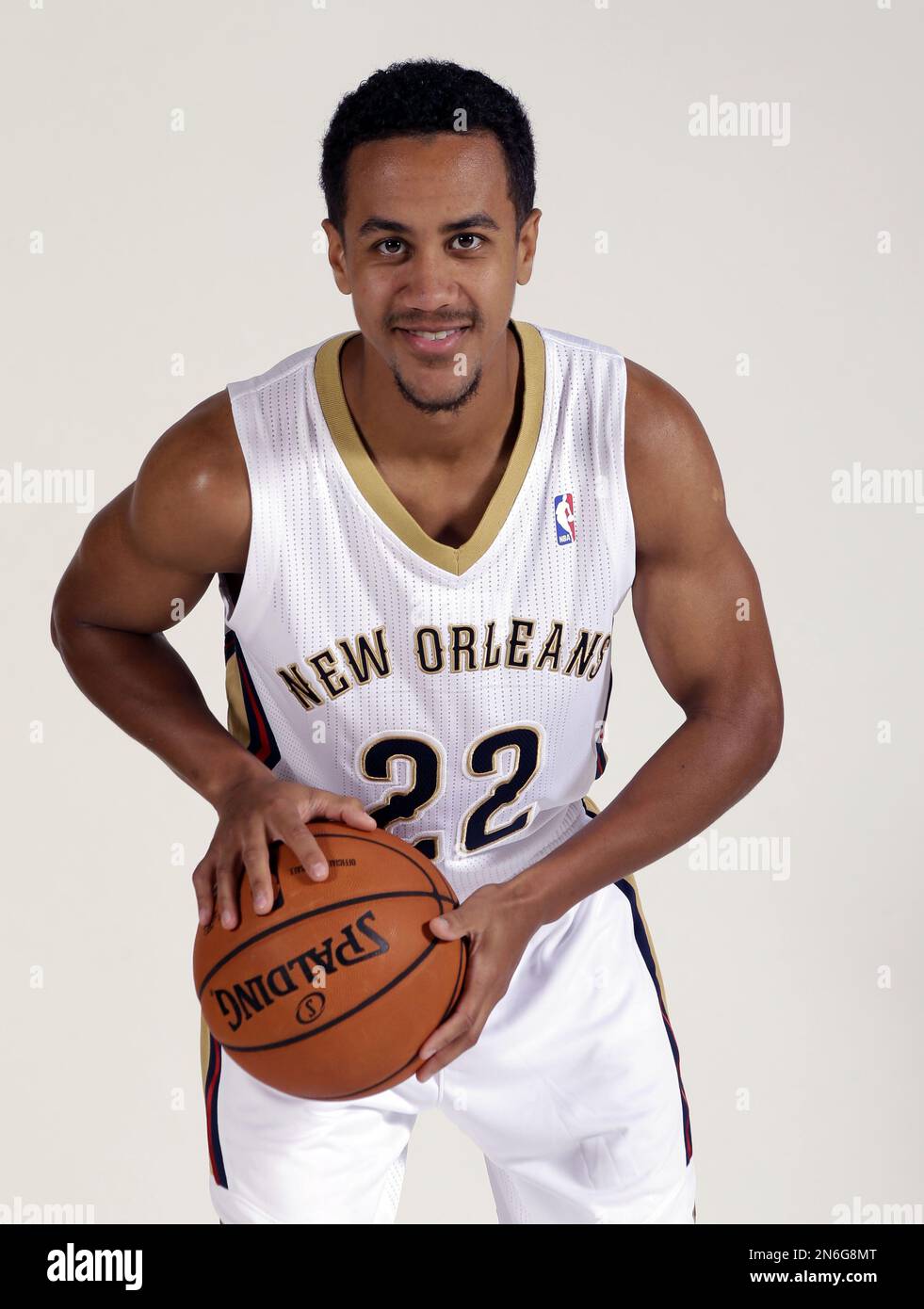 New Orleans Pelicans point guard Brian Roberts (22) at their NBA ...