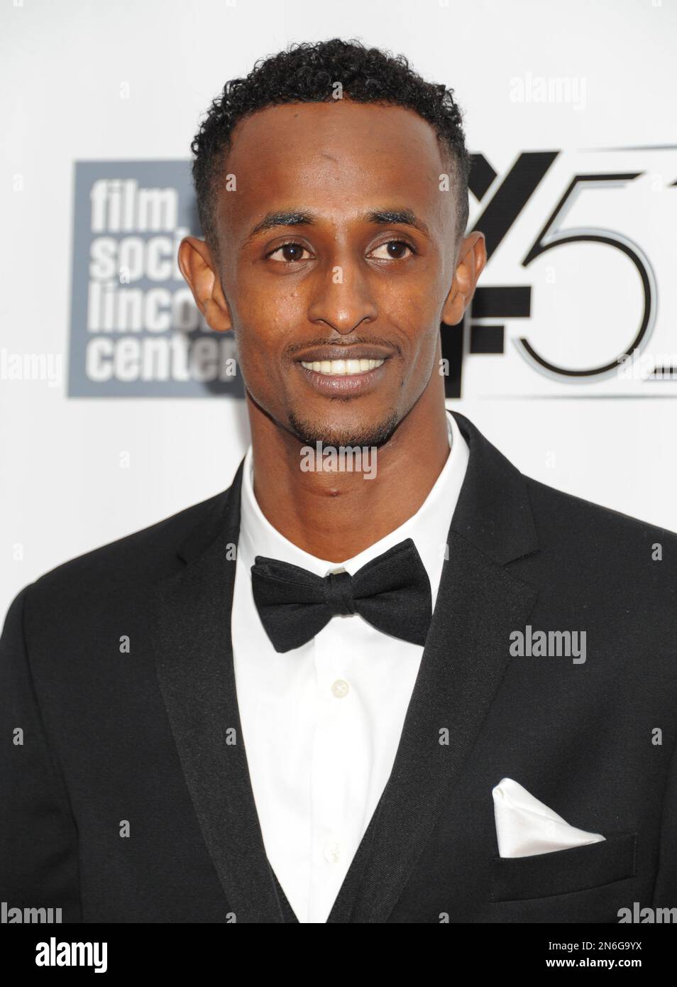 Somali actor Faysal Ahmed attends the world premiere of "Captain ...