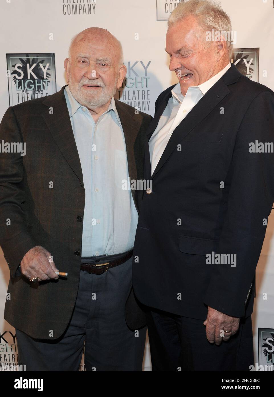 Ed Asner, left, and Peter Jason attend the First Annual SALUTE to the ...