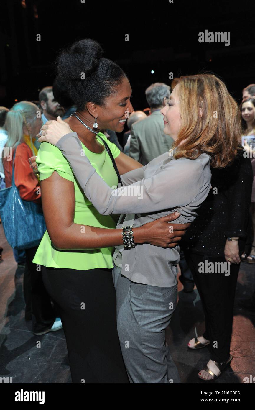 Nita Whitaker, left, and Sharon Lawrence attend the First Annual SALUTE ...
